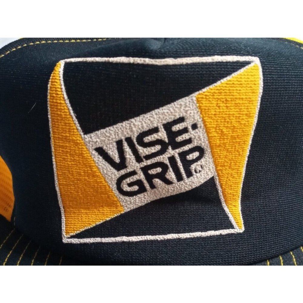 Vintage Vise-Grip Logo Locking Tools Usa Black Yellow… - Gem